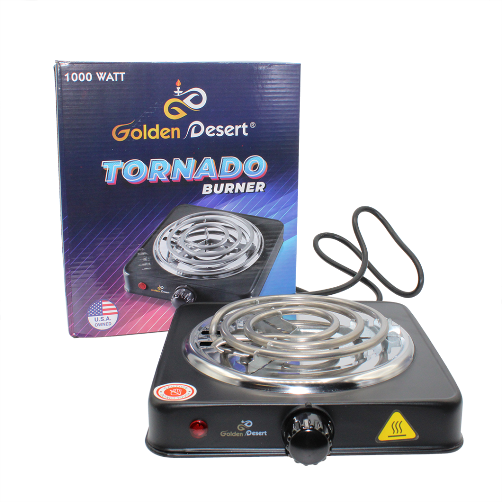 Golden Desert Tornado Burner – Hookah Cousins